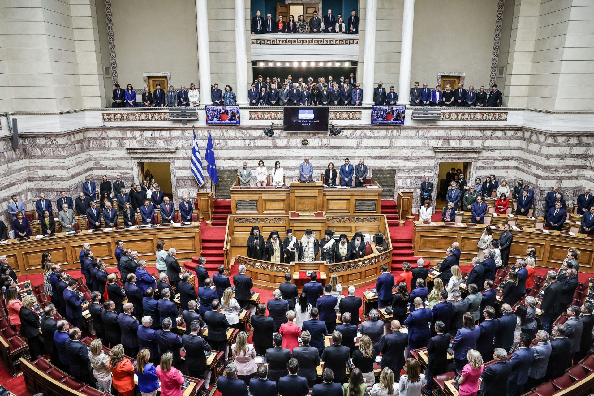 Στην τελετή ορκωμοσίας της Βουλής – Προεδρία της Ελληνικής Δημοκρατίας