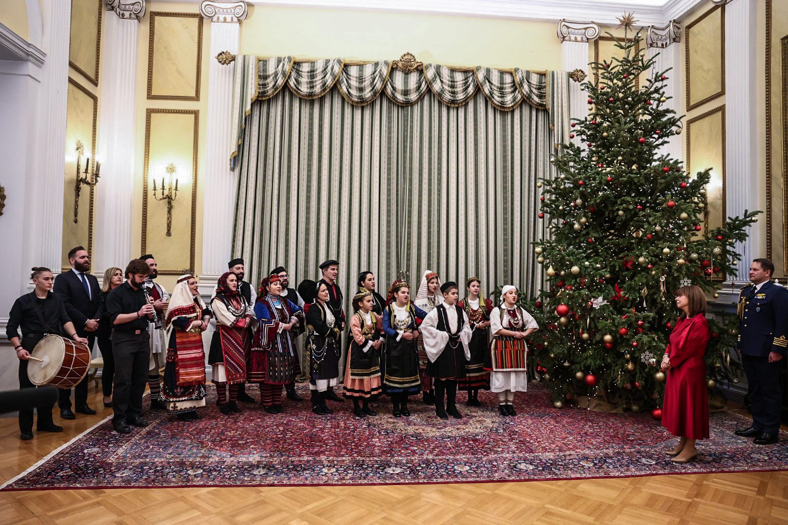 Πρωτοχρονιάτικα κάλαντα στο Προεδρικό Μέγαρο - Aρχική