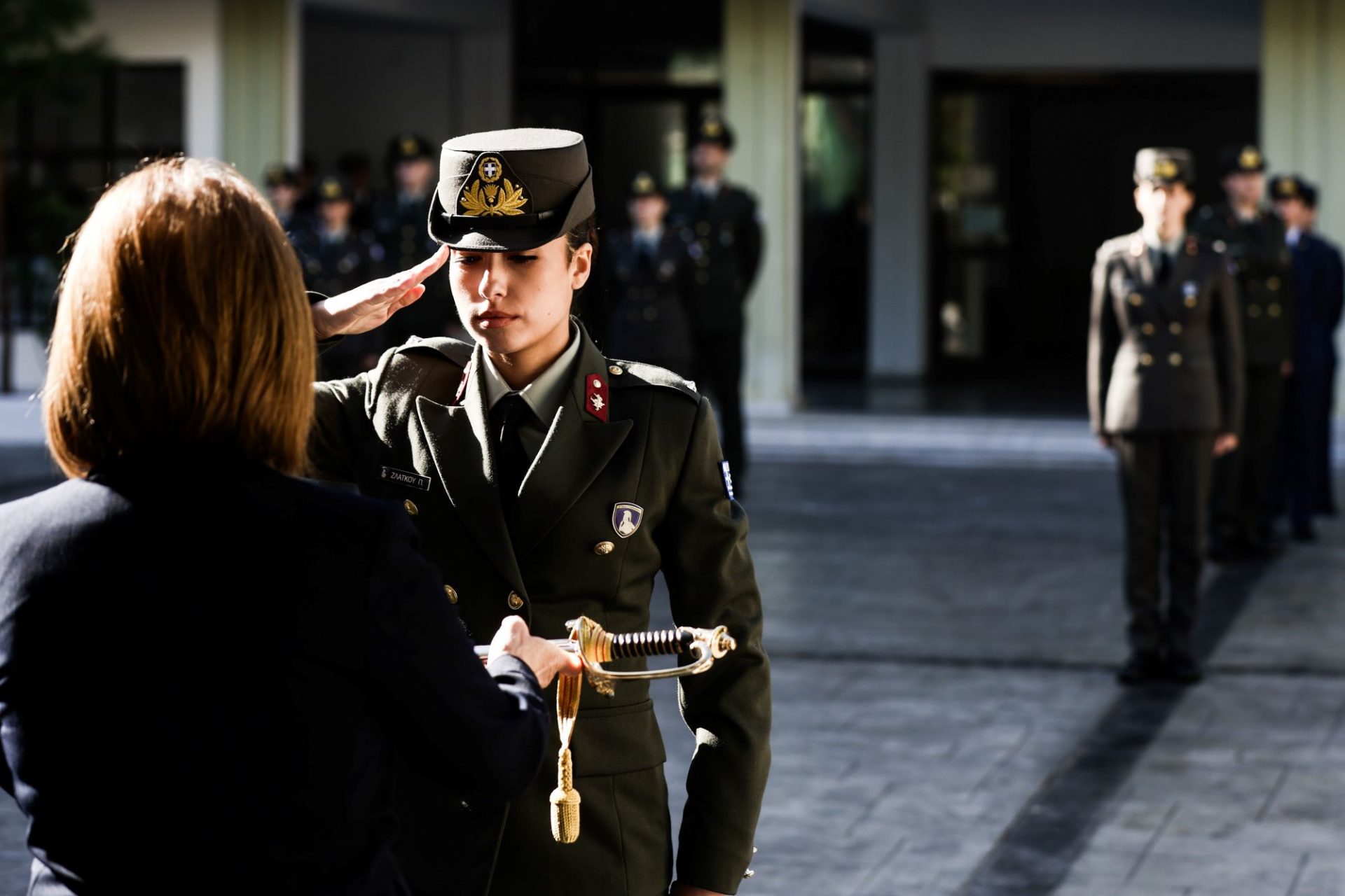 Στην τελετή ορκωμοσίας στη Σχολή Αξιωματικών Νοσηλευτικής – Aρχική