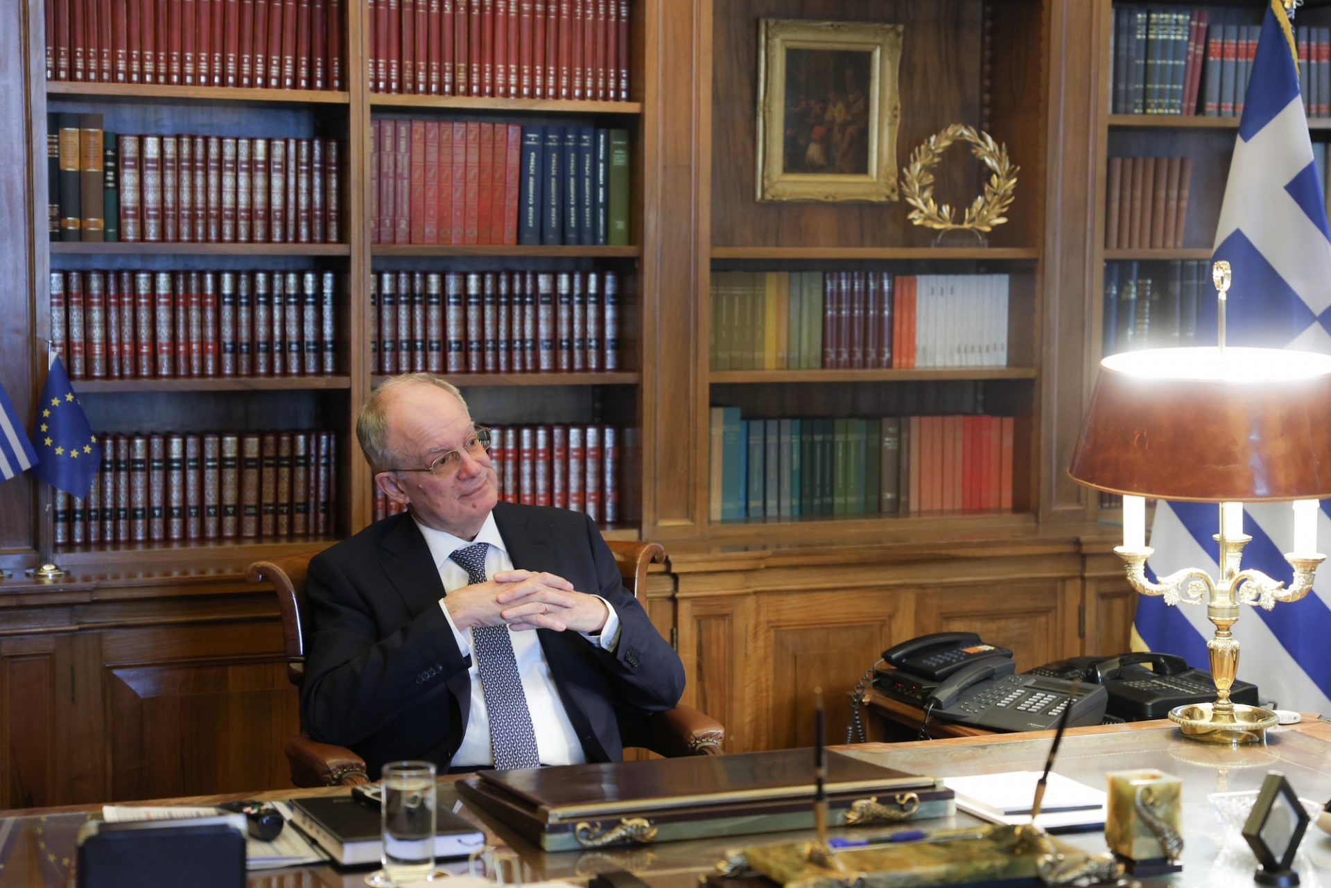 Συνάντηση με τον Πρέσβη της Ελλάδας στην Κύπρο Κωνσταντίνο Κόλλια ...