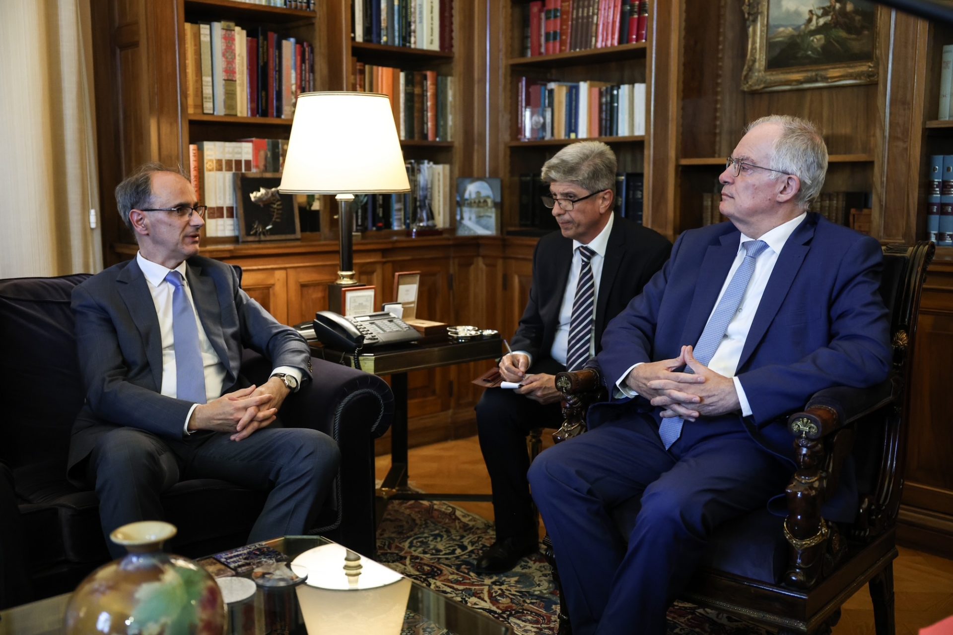 Meeting with the Prime Minister of the Republic of Serbia Djuro Macut ...