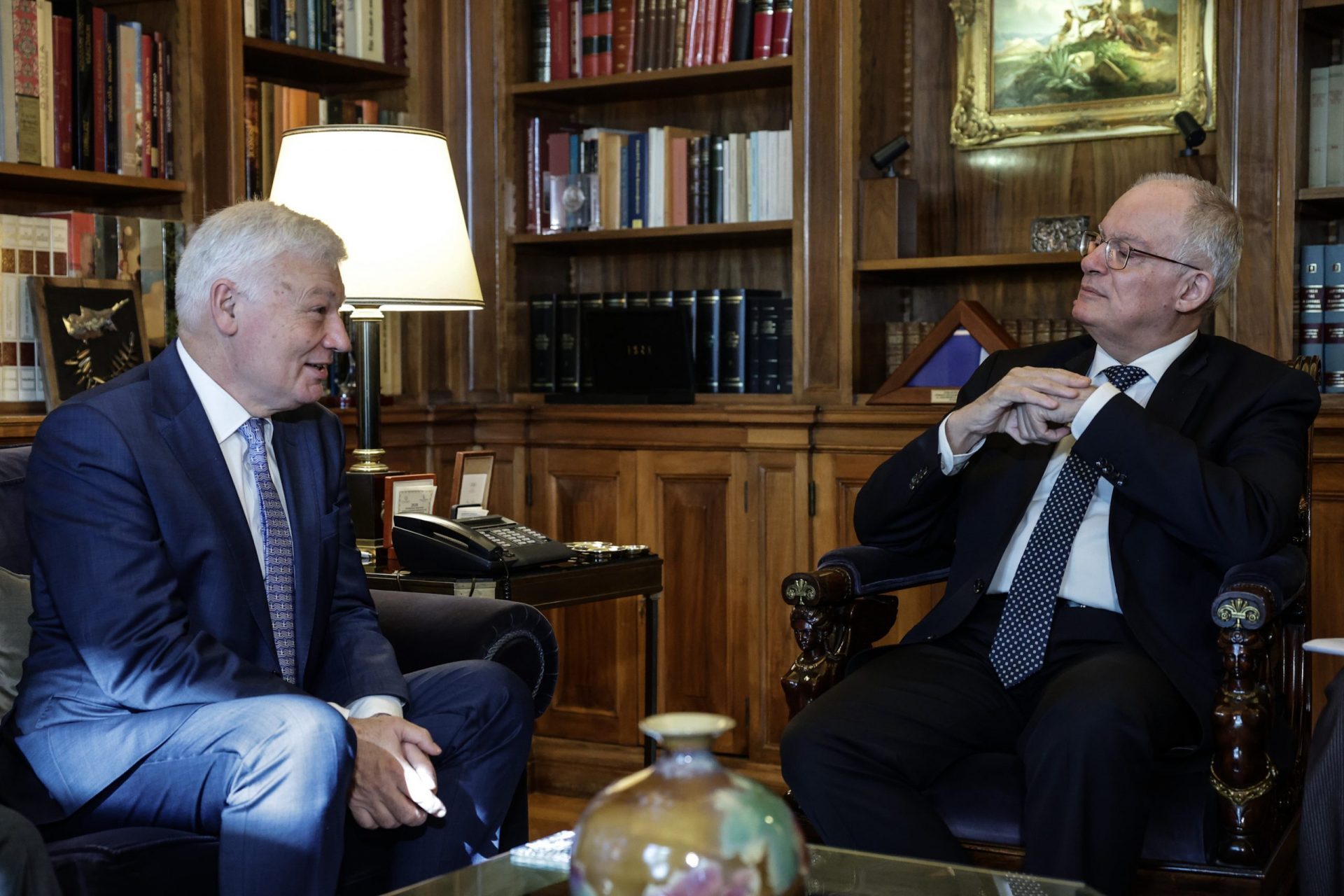 Meeting of the President of the Hellenic Republic Constantine An ...