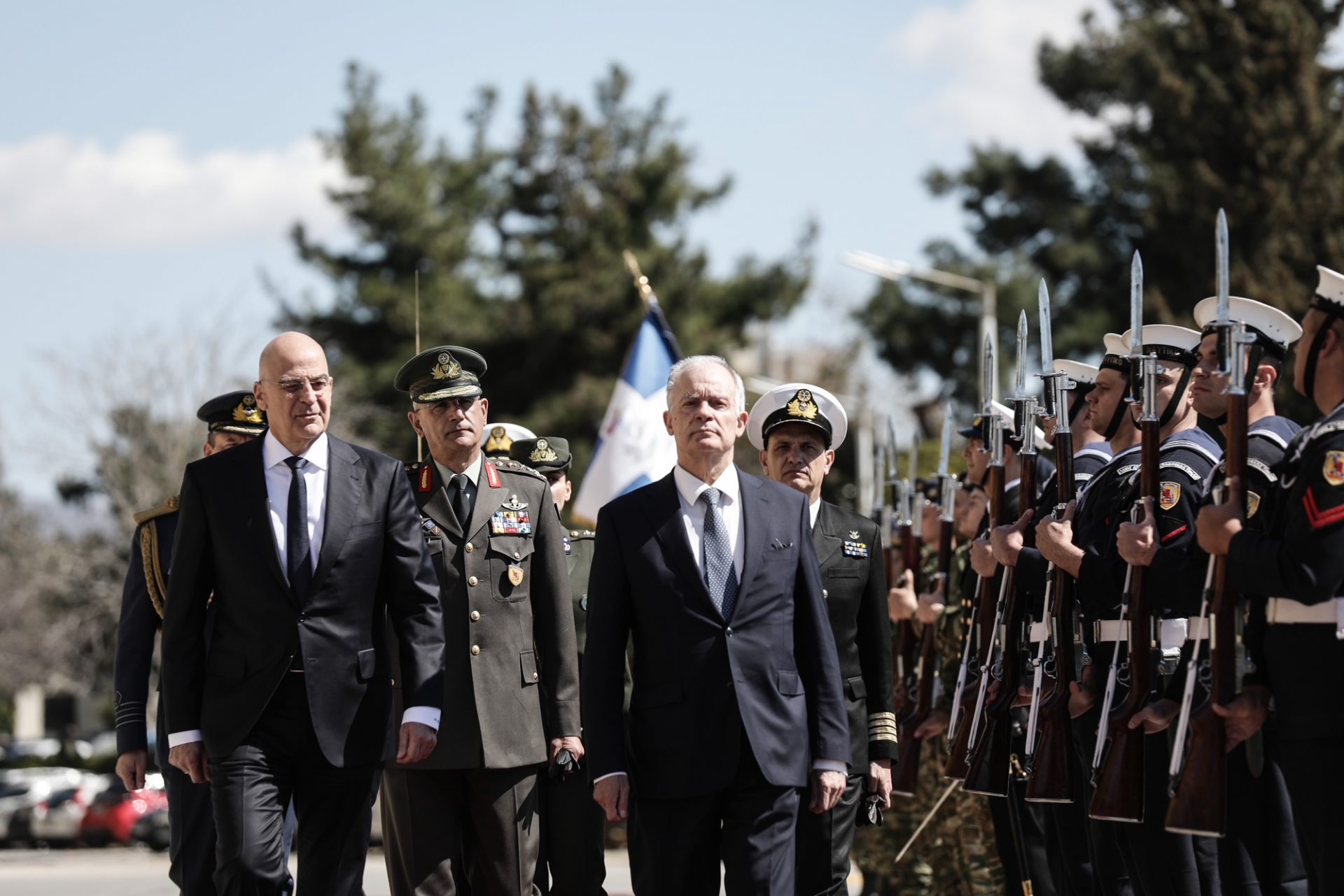 Δήλωση κατά την επίσκεψη στο Υπουργείο Εθνικής Άμυνας - Aρχική ...